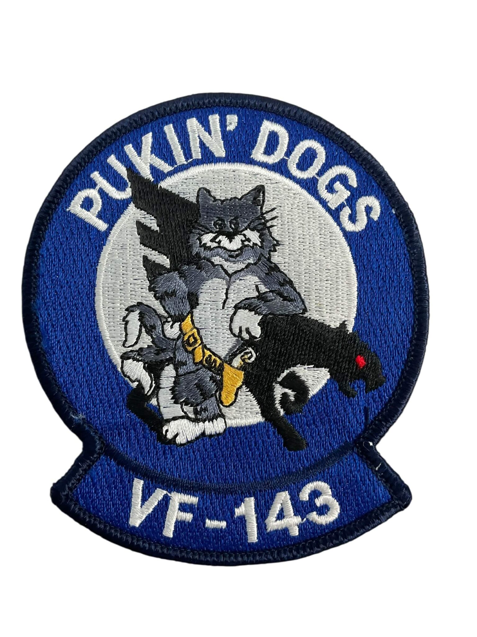 US USN Navy F-14 Tomcat Pukin' Dogs VF-143 Squadron Patch - Military ...