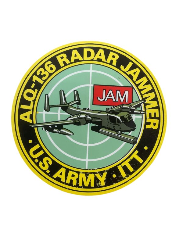US Army ITT ALQ-136 Radar Jammer Sticker - Military Antiques Toronto