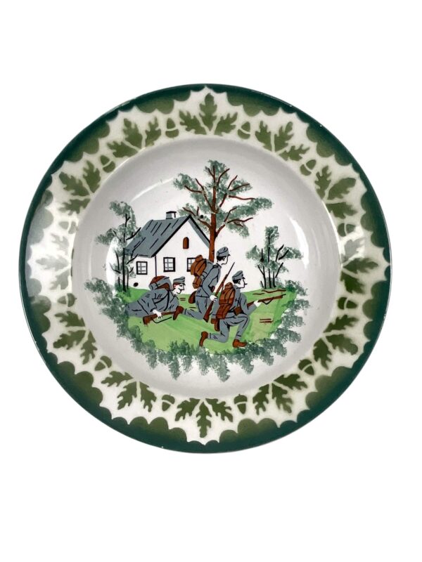 Austro Hungarian Wilhelmsburg Porcelain 9" Serving Bowl - Military ...